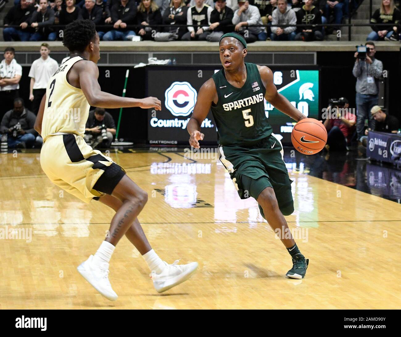 Mackey Arena. 12th Jan, 2020. Indiana, USA; Michigan State Spartans ...