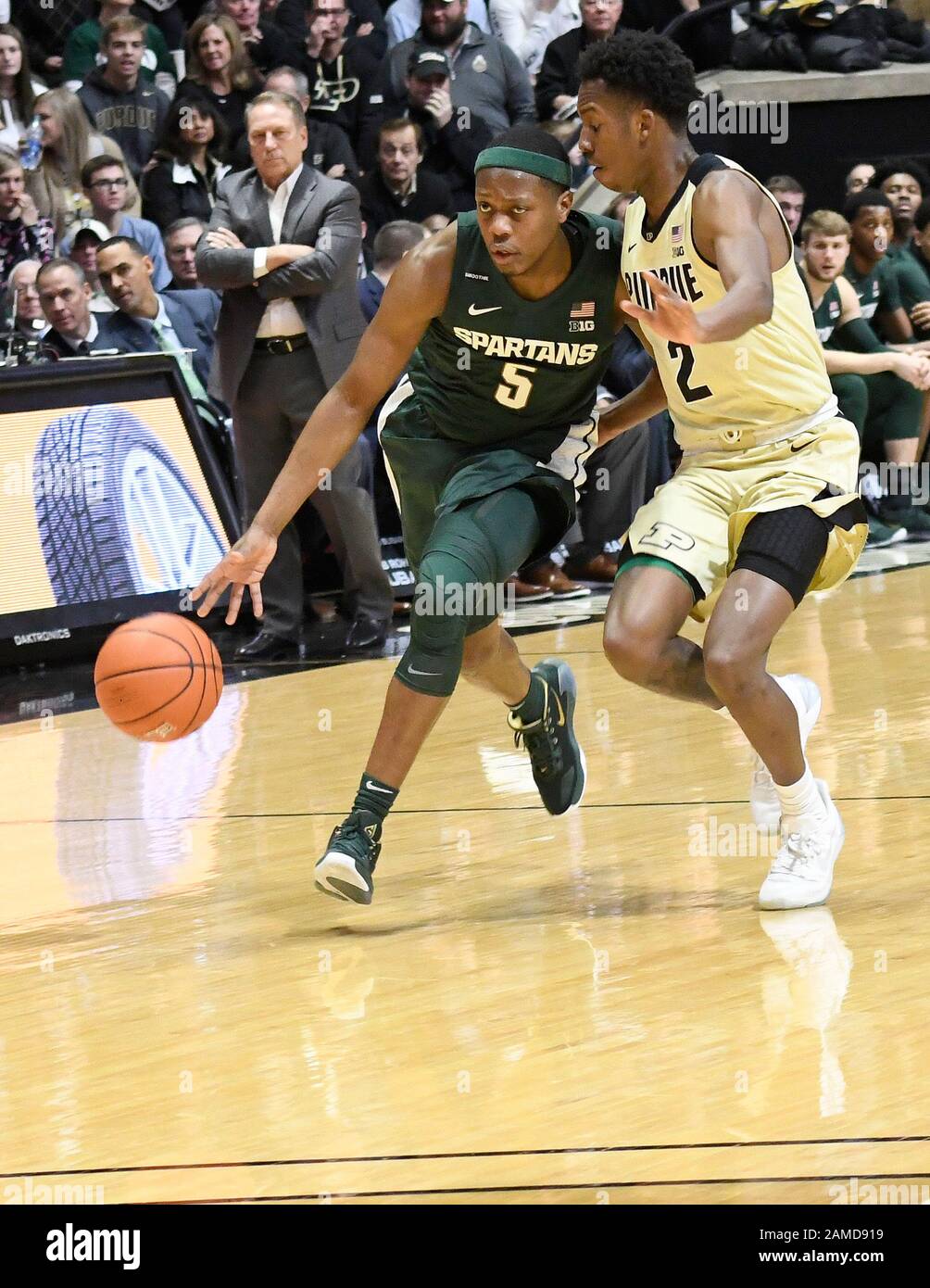 Mackey Arena. 12th Jan, 2020. Indiana, USA; Michigan State Spartans ...