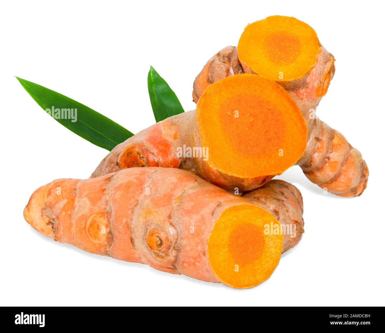 turmeric isolated on white background,with clipping path Stock Photo ...