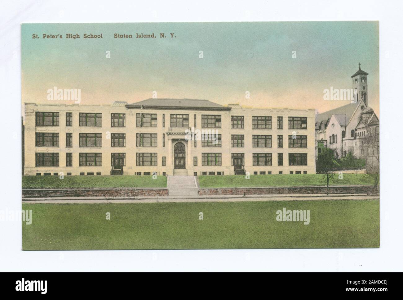 St Peter's High School, Staten Island, NY Postcard categories and title ...