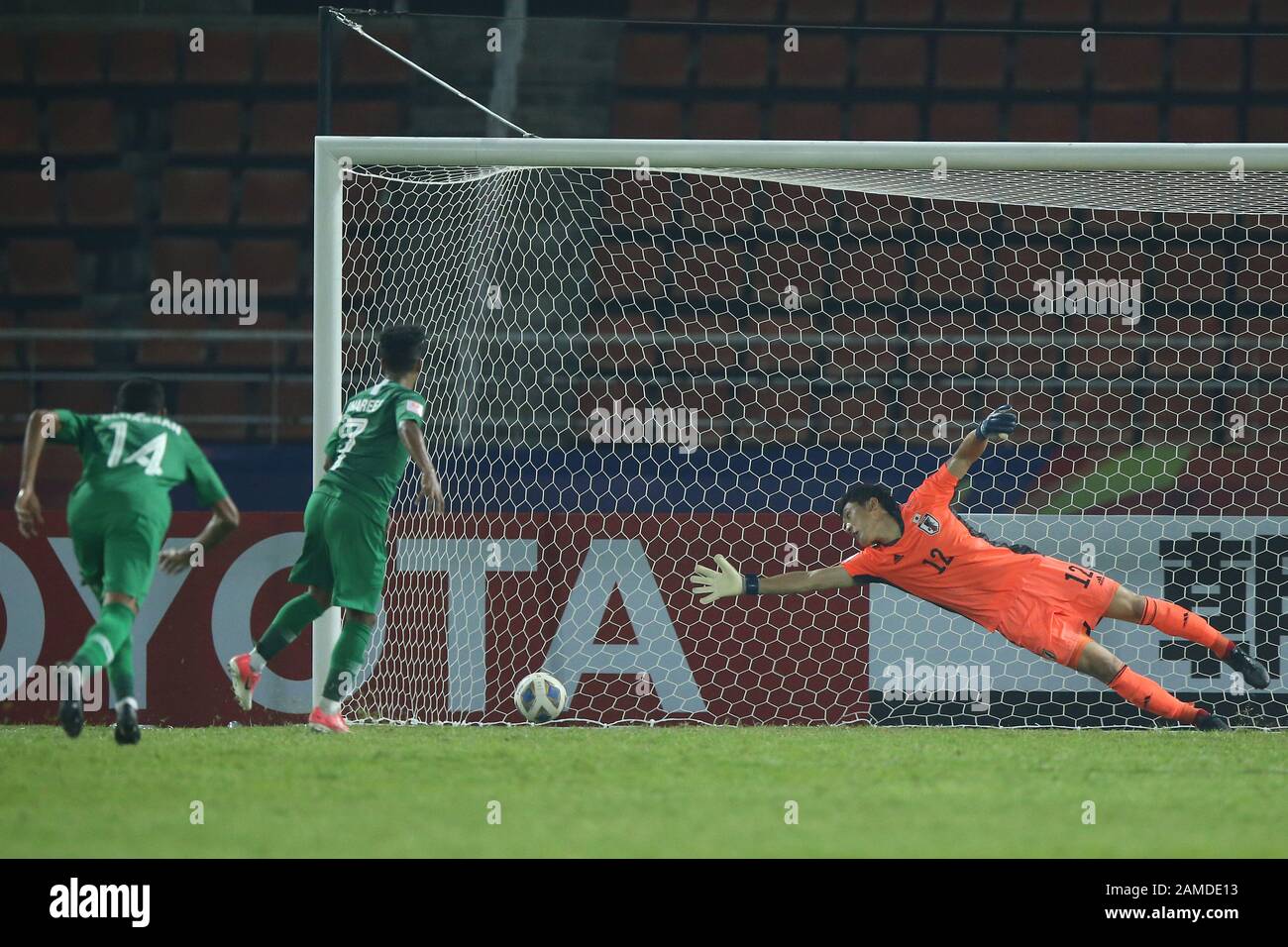 Rangsit, Thailand. 9th Jan, 2020. Saudi Arabia's Abdulrahman Ghareeb ...