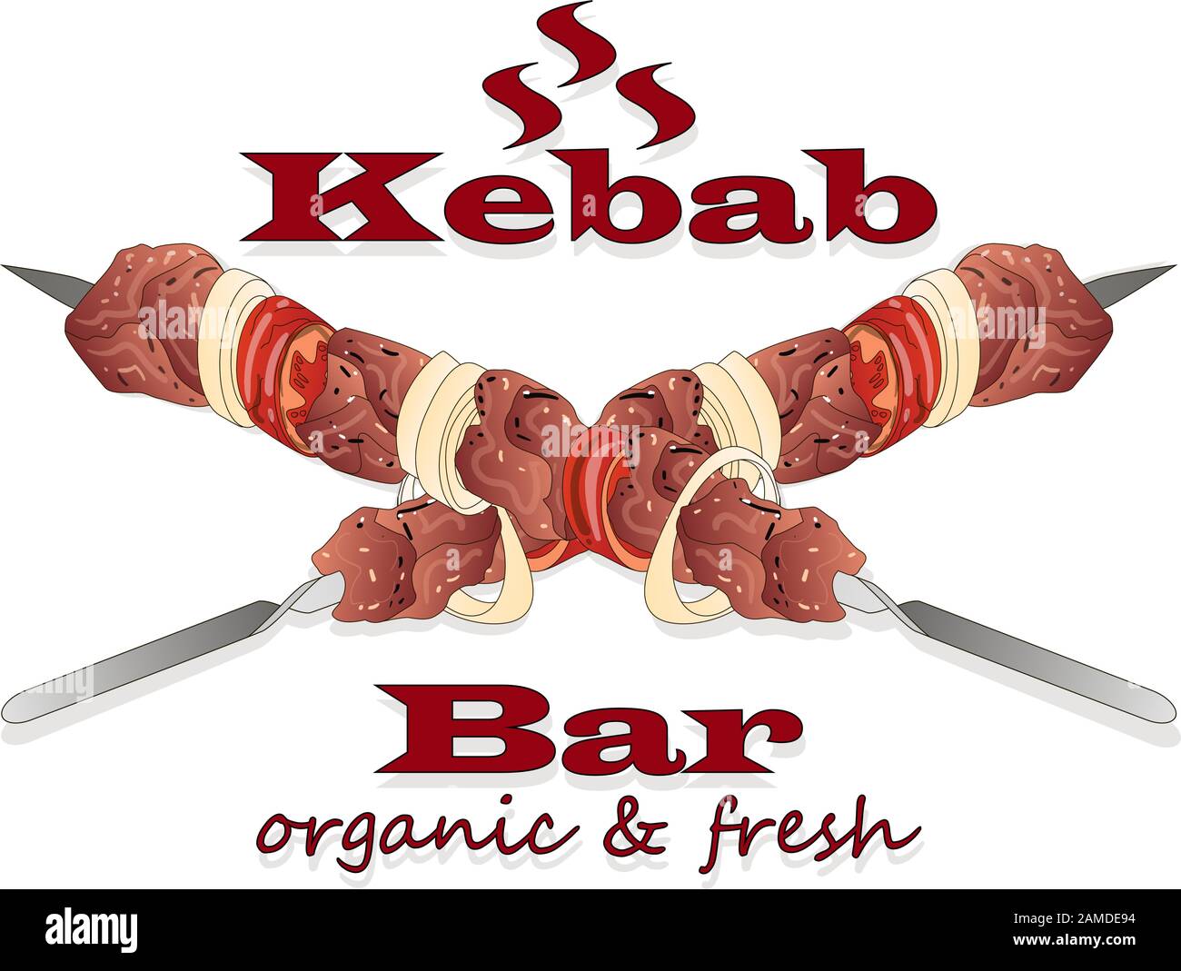 Shish kebab logo hi-res stock photography and images - Alamy