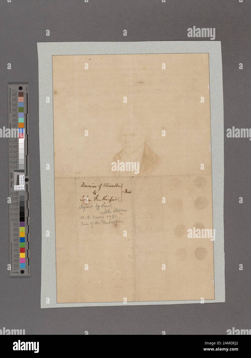 Stevens, John New Jersey Digitization was made possible by a lead gift ...