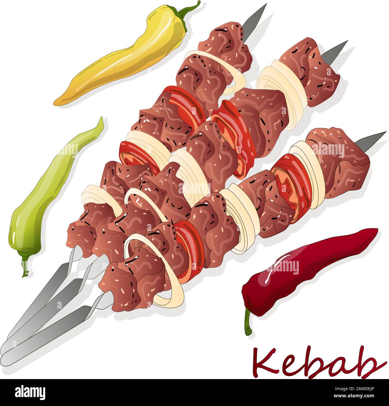 Shish Kebab Clipart
