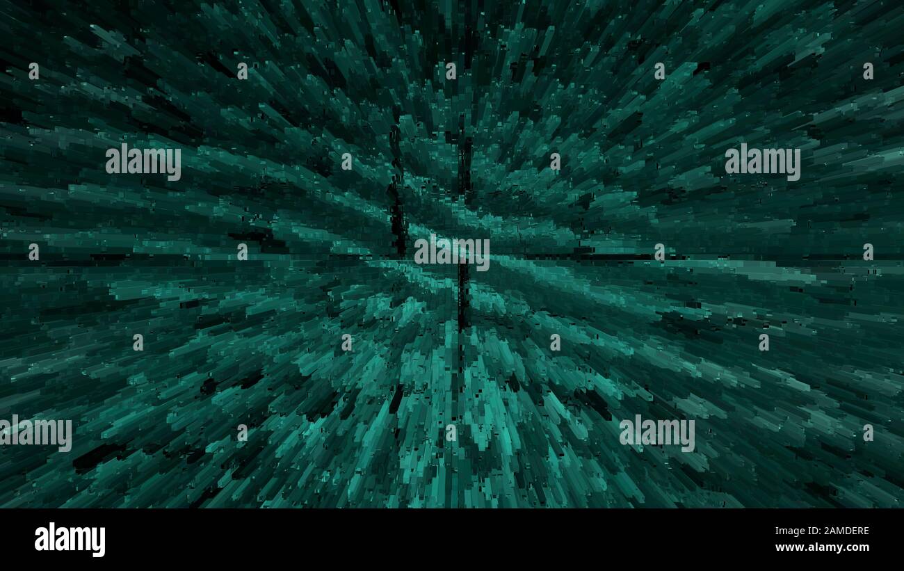 Beautiful geometric splash illustration. Turquoise explosion background ...