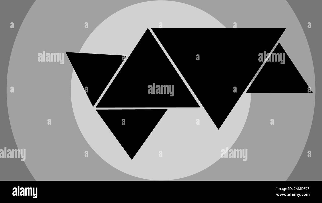 Triangles Black and White Stock Photos & Images - Alamy