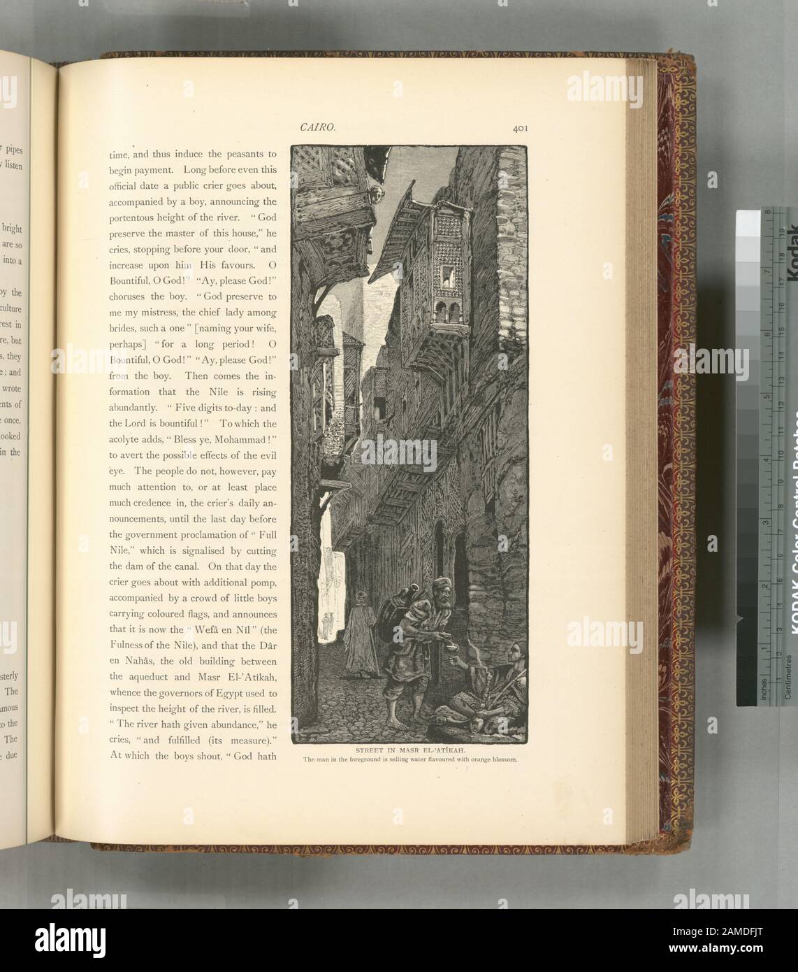 Street in Masr El-Atîkah The man in the foreground is selling water ...