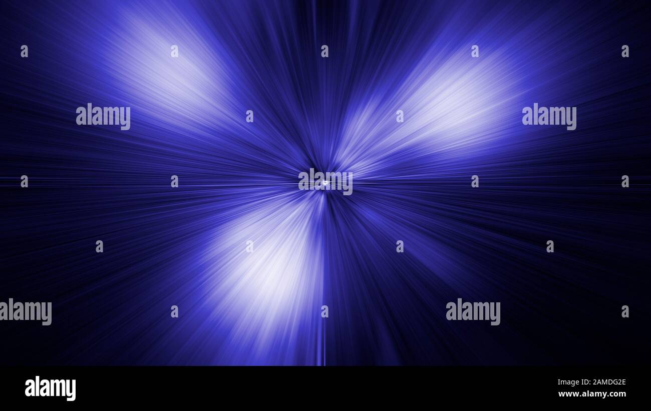 Beautiful blue fractal background. Cosmic splash light Stock Photo - Alamy