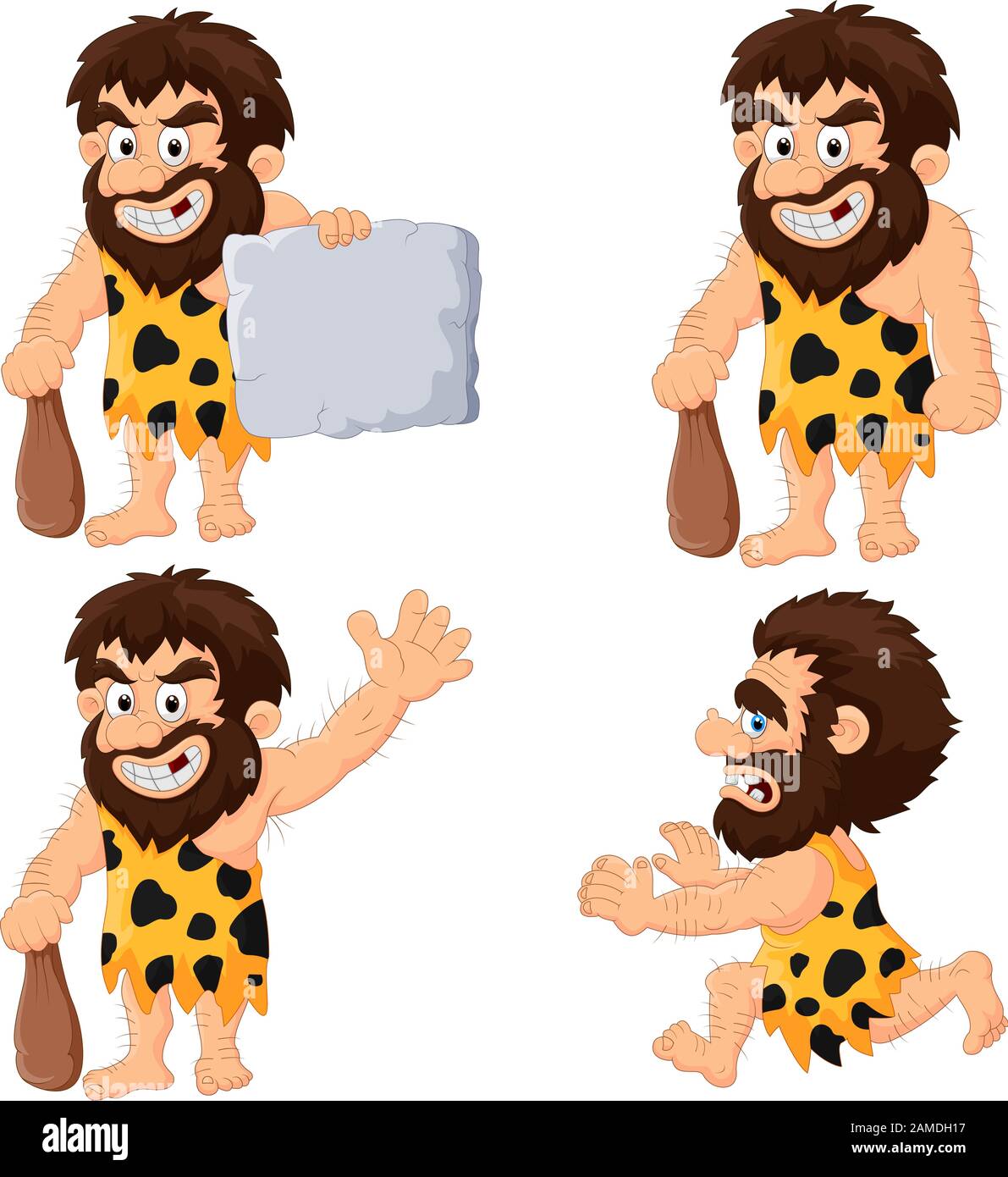 Neanderthal group Stock Vector Images - Alamy