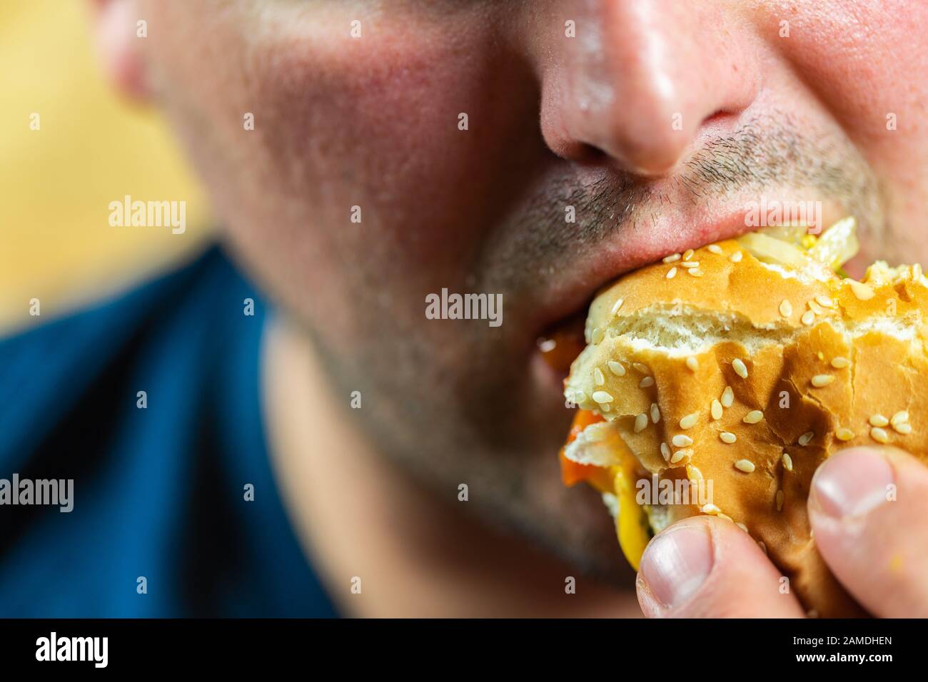 Big fat burger hi-res stock photography and images - Alamy