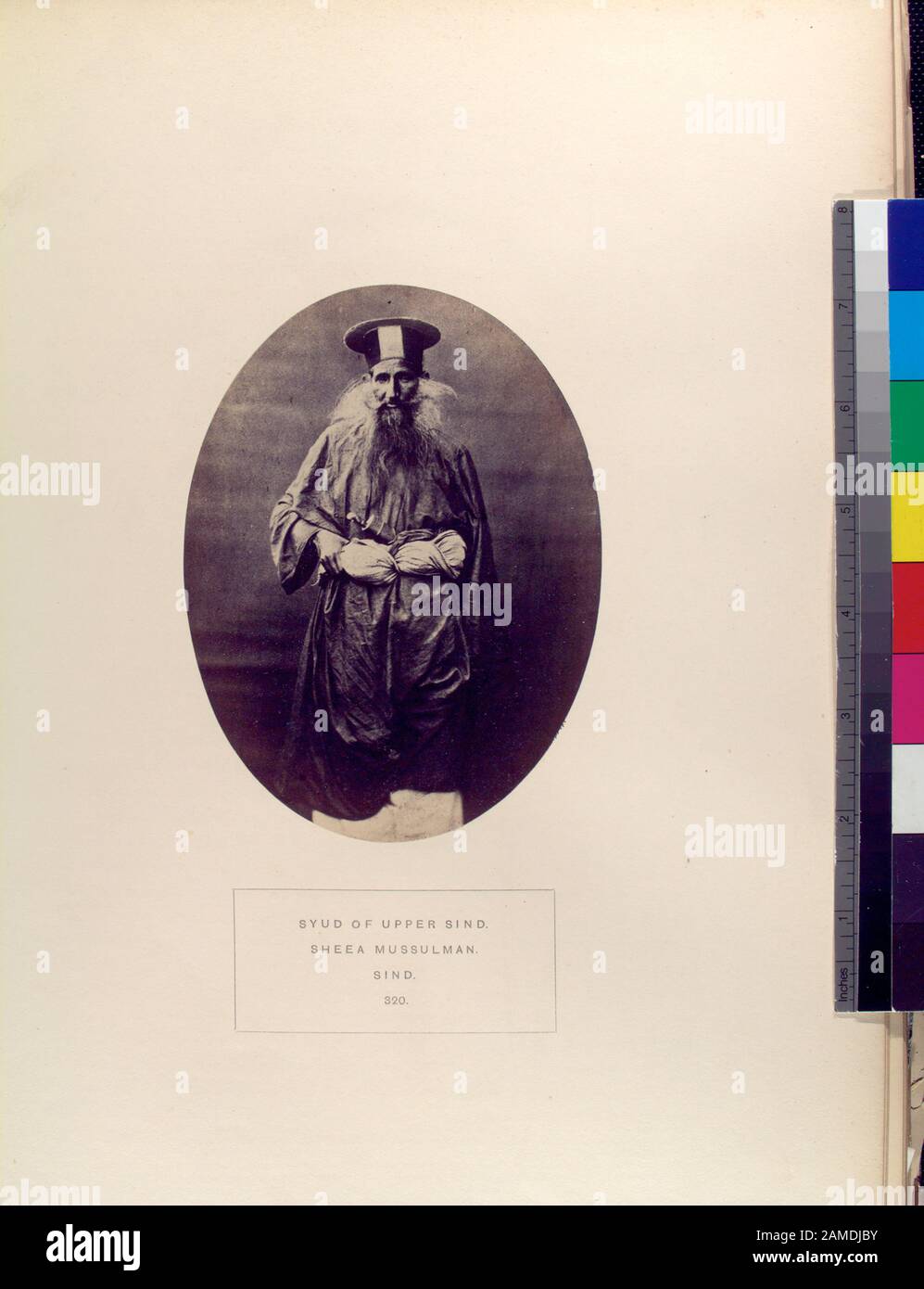 Syud of Upper Sind, Sheea Mussulman, Sind Caption box printed on mount ...