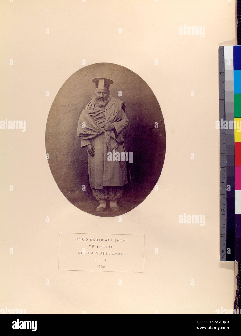 Syud Sabir Ali Shah, of Tattah, Sheea Mussulman, Sind Caption box ...