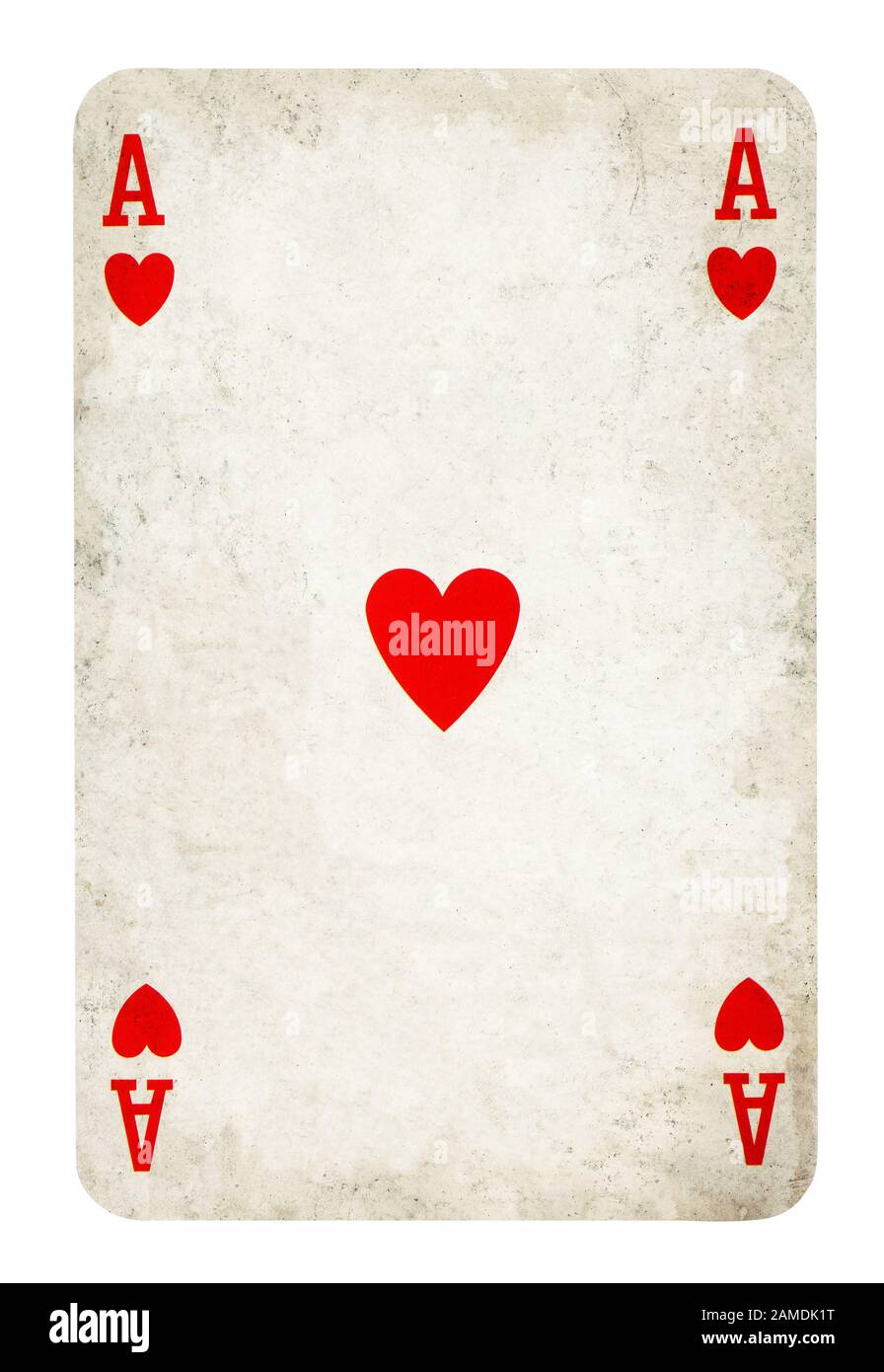 Vintage Ace Of Hearts
