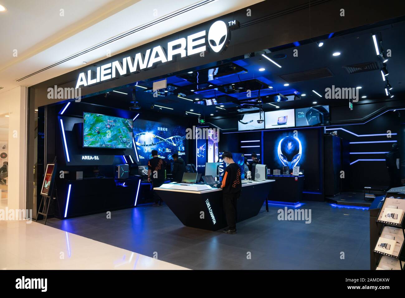 Alienware company logo hi-res stock photography and images - Alamy