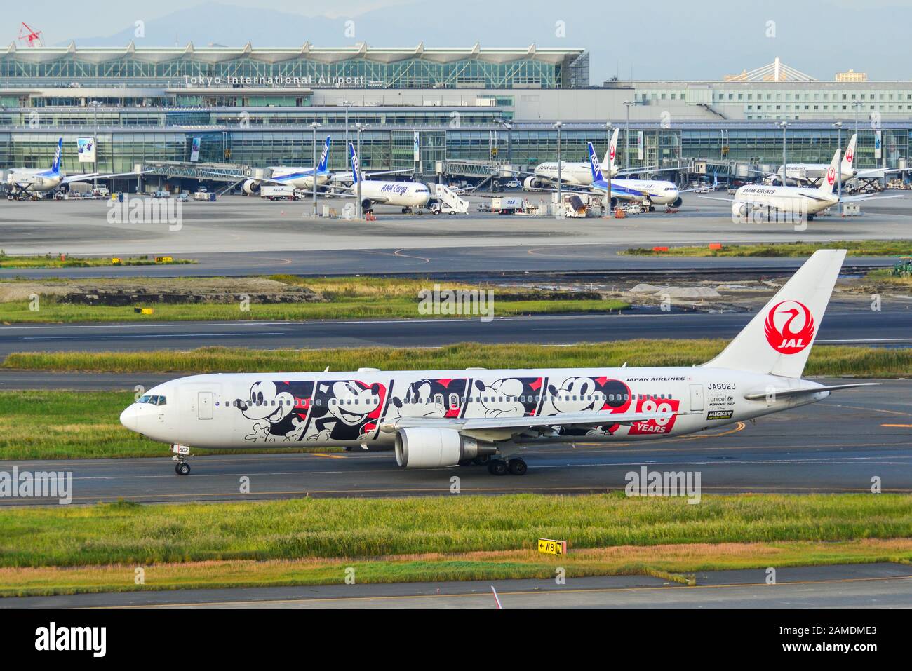 Tokyo, Japan - Nov 2, 2019. JA602J Japan Airlines Boeing 767-300ER ...