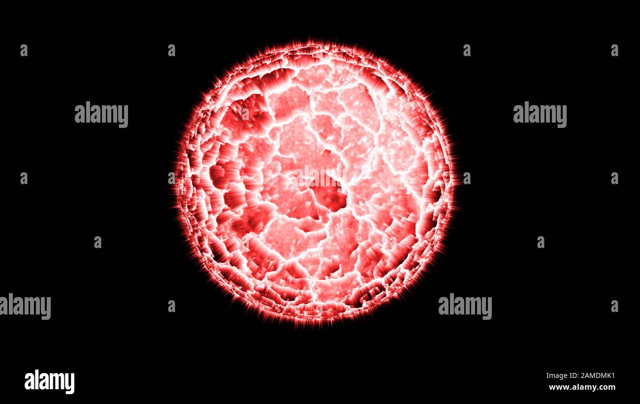 Beautiful red sun isolated on black background Stock Photo - Alamy