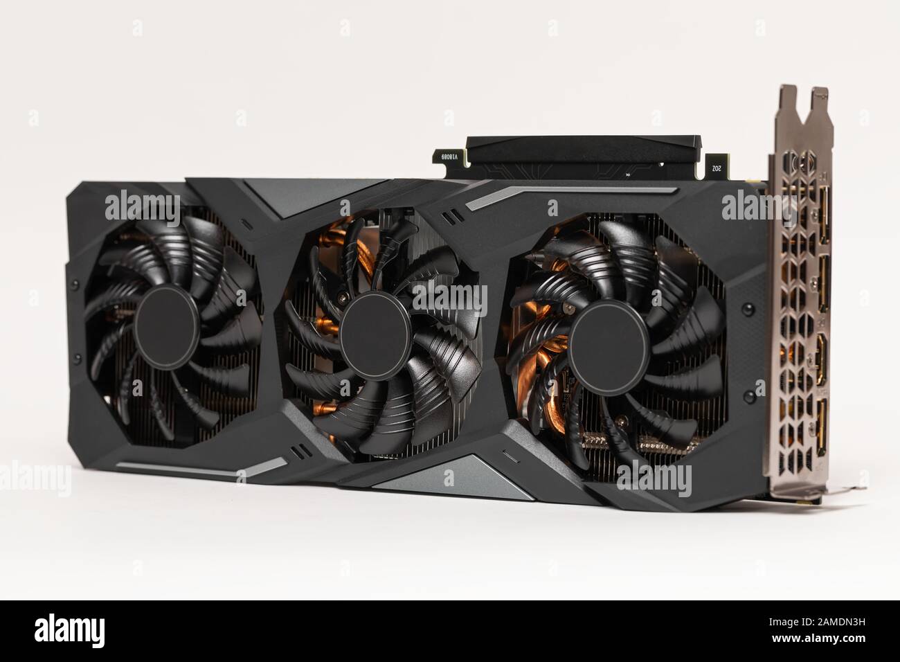 New graphic video card for cryptocurrency mining Stock Photo - Alamy
