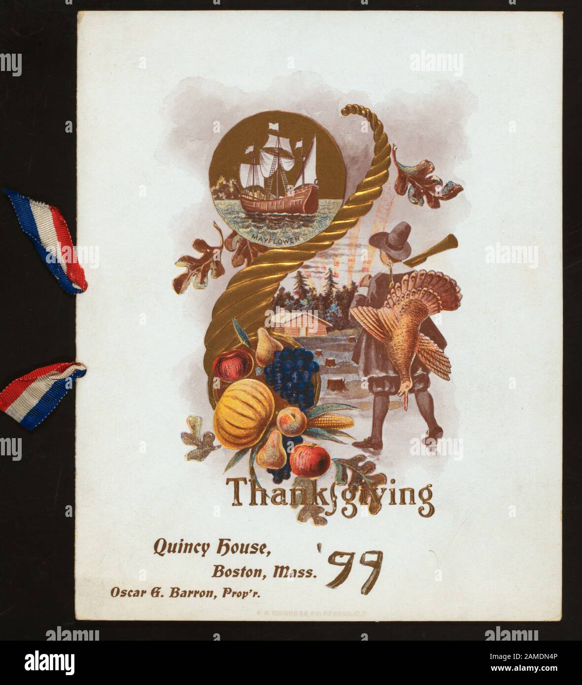 THANKSGIVING DINNER (held by) QUINCY HOUSE (at) BOSTON, MA (HOTEL ...