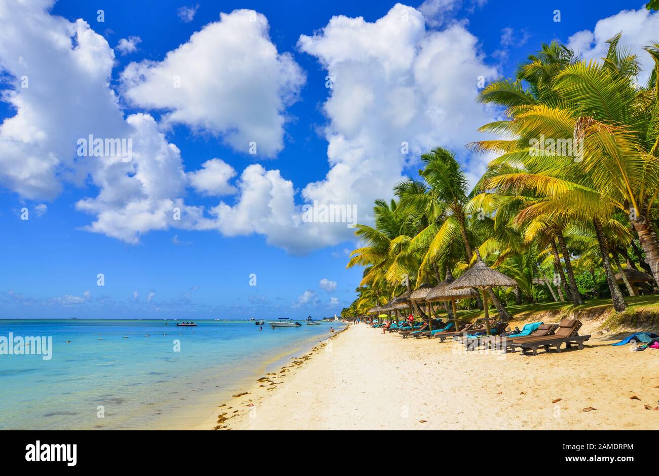 Beautiful seascape of Mauritius Island. Mauritius is one of the best ...