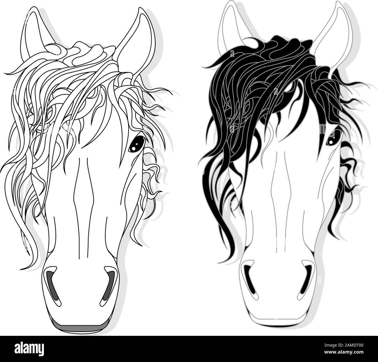 Horse Head Pictures Clip Art