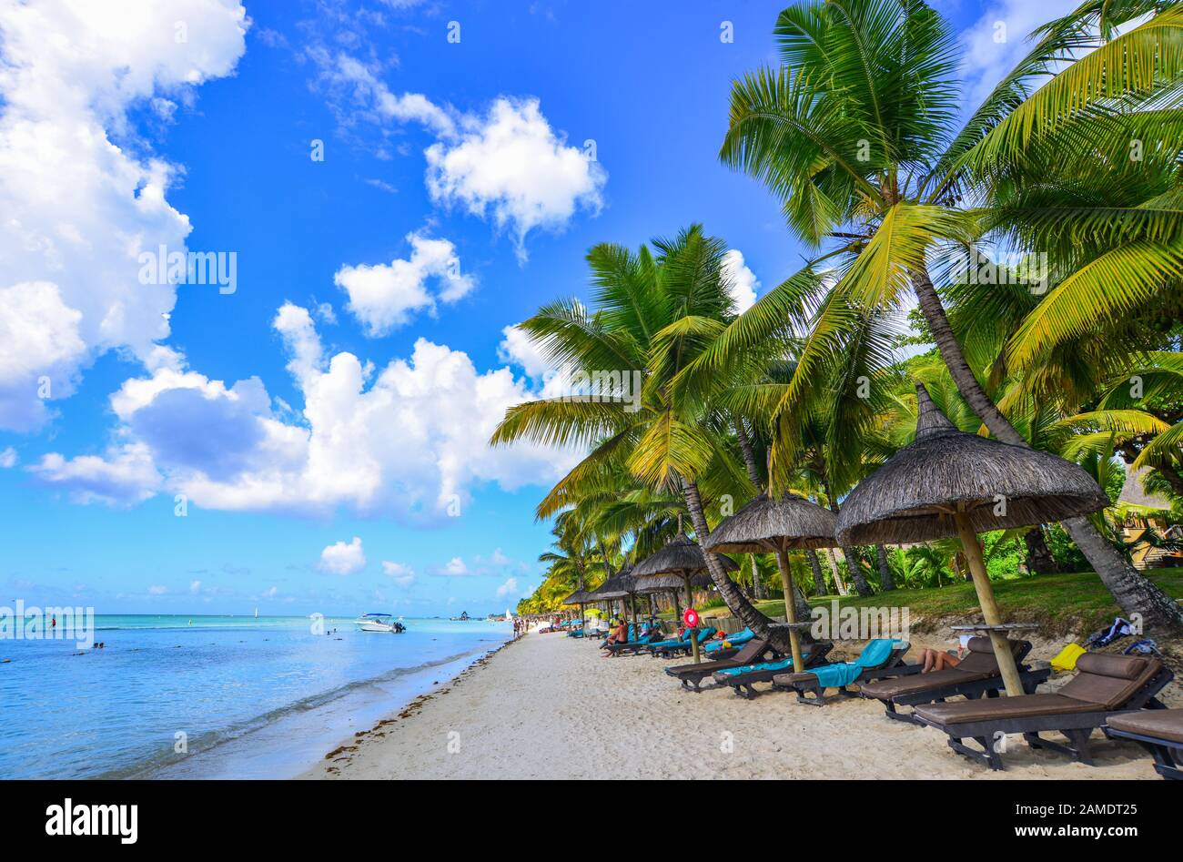 Beautiful seascape of Mauritius Island. Mauritius is one of the best ...