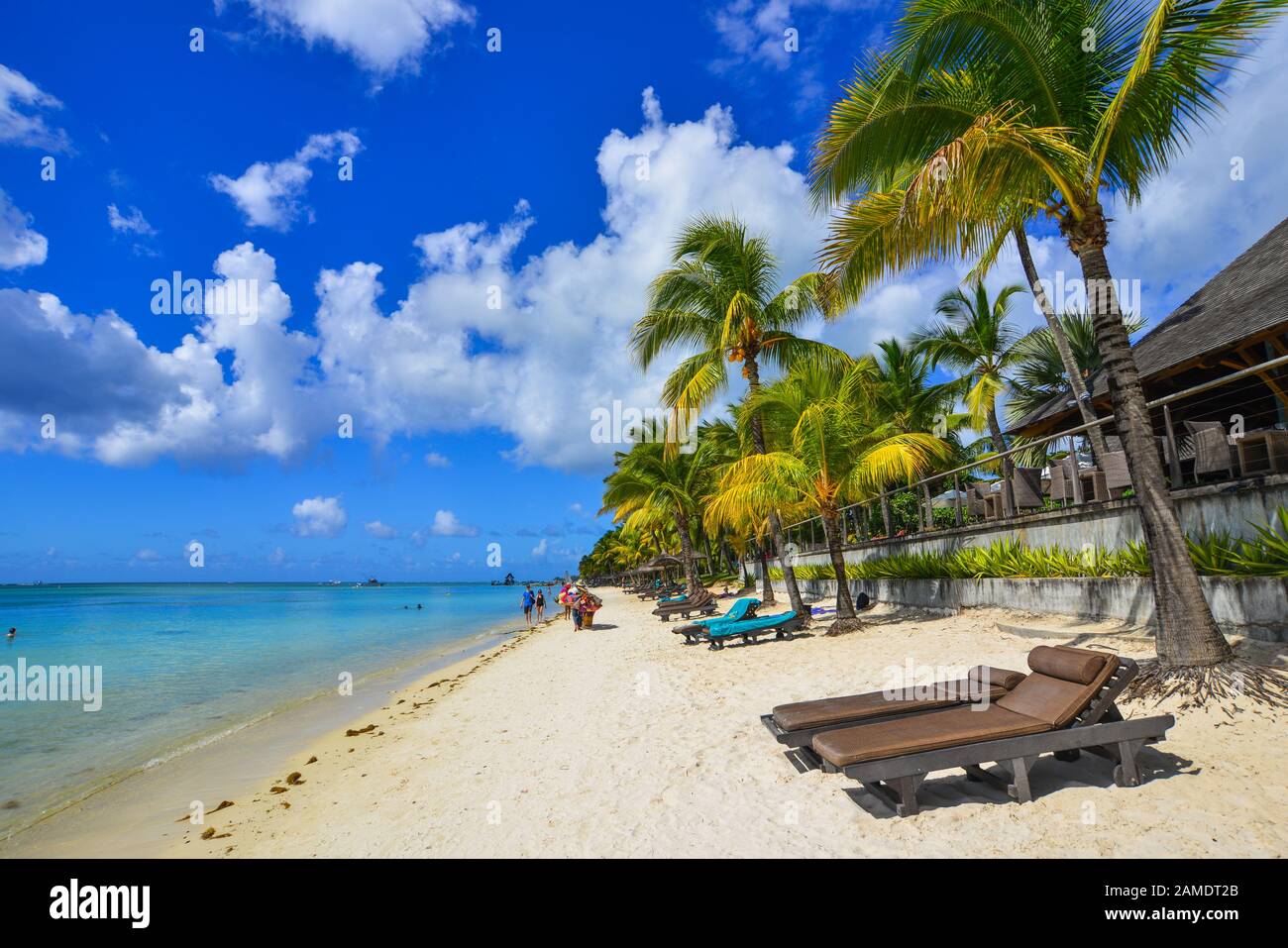 Beautiful seascape of Mauritius Island. Mauritius is one of the best ...