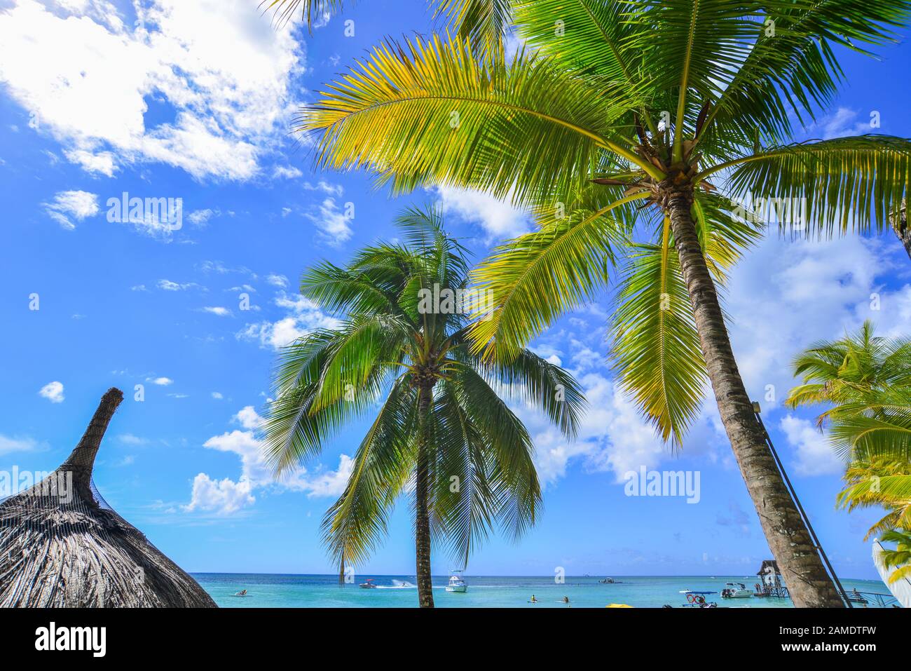 Beautiful seascape of Mauritius Island. Mauritius is one of the best ...