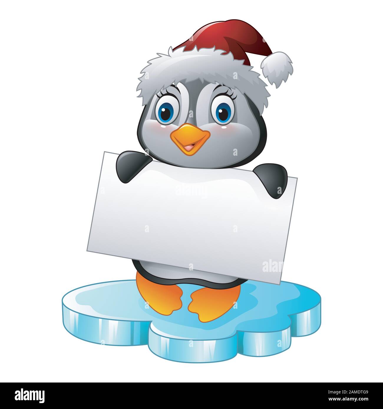 Penguin holding sign hi-res stock photography and images - Alamy