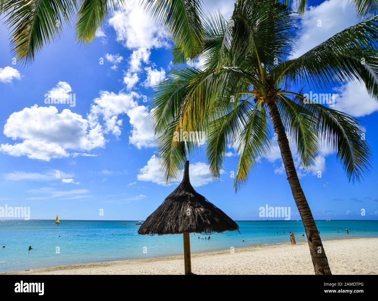 Beautiful seascape of Mauritius Island. Mauritius is one of the best ...