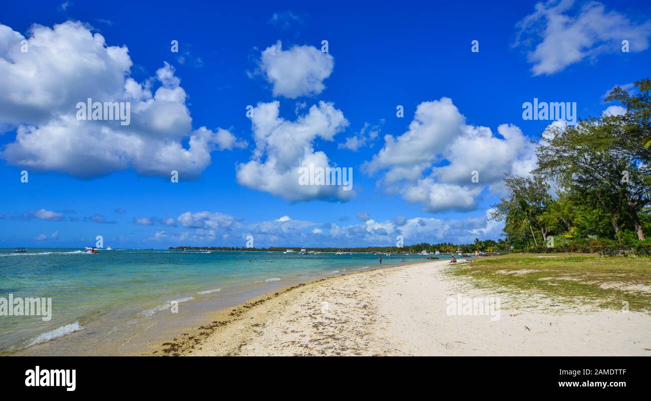 Beautiful seascape of Mauritius Island. Mauritius is one of the best ...