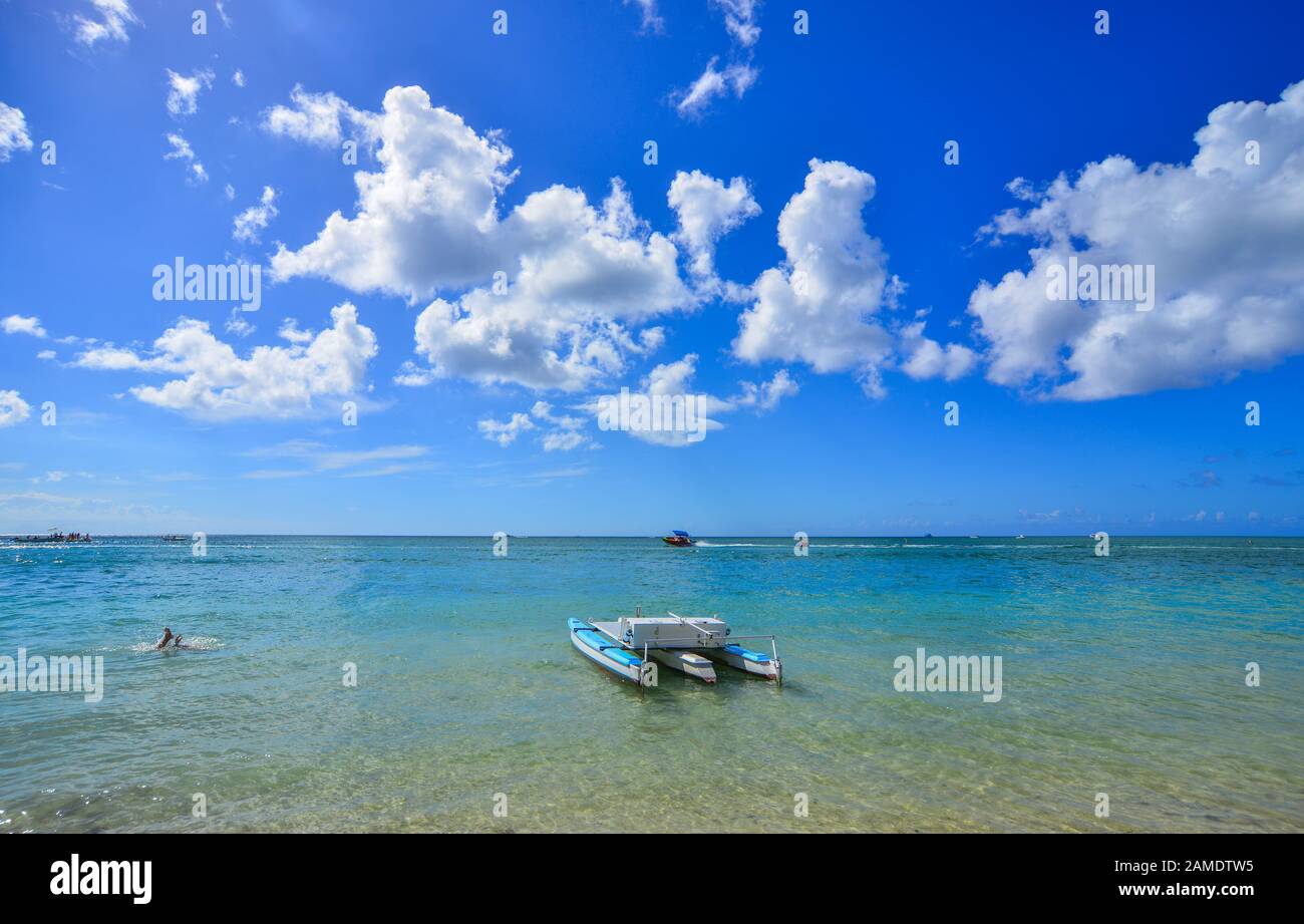 Beautiful seascape of Mauritius Island. Mauritius is one of the best ...
