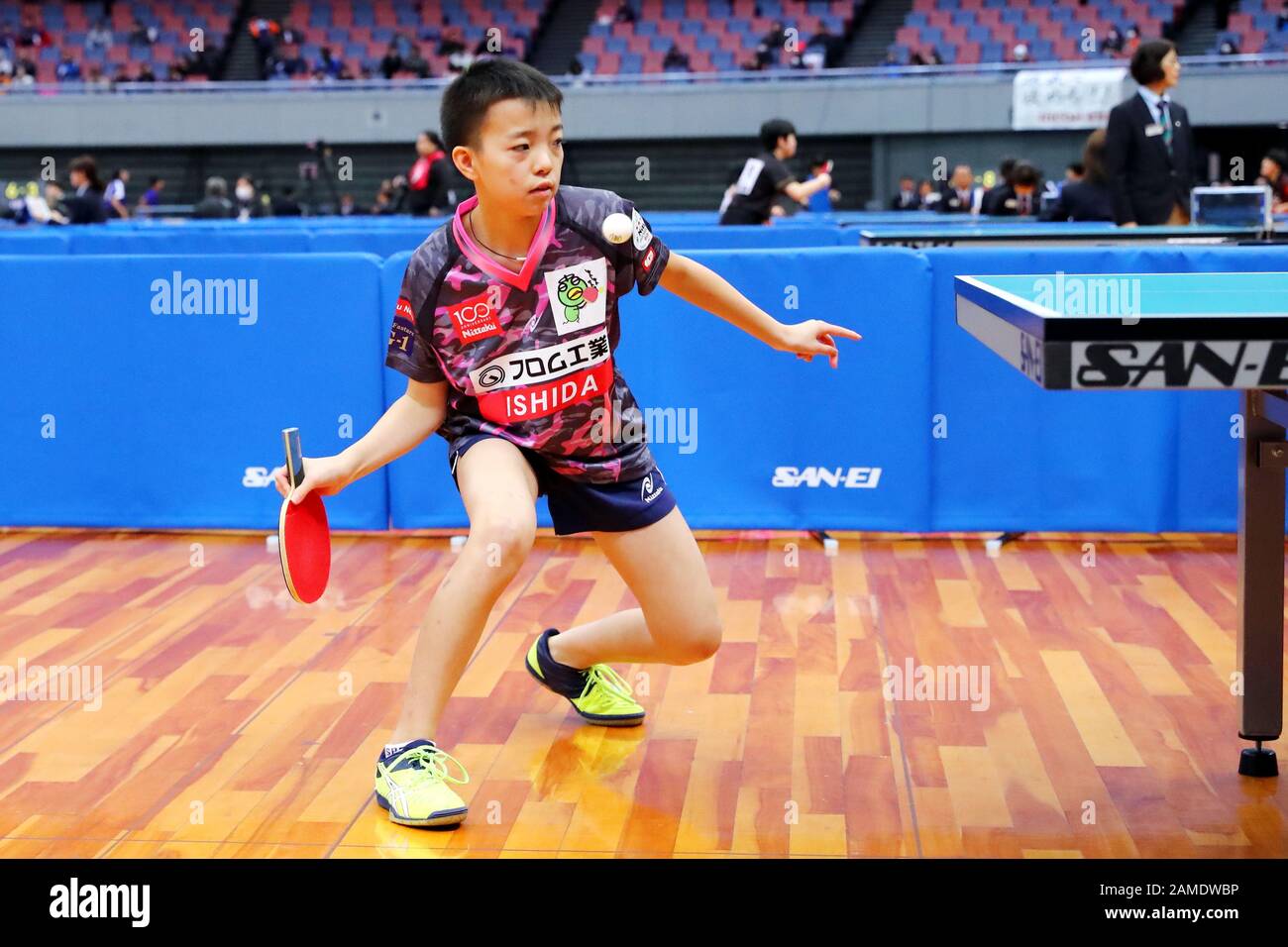 Osaka, Japan. 13th Jan, 2020. Yuna Ojio Table Tennis : All Japan Table ...