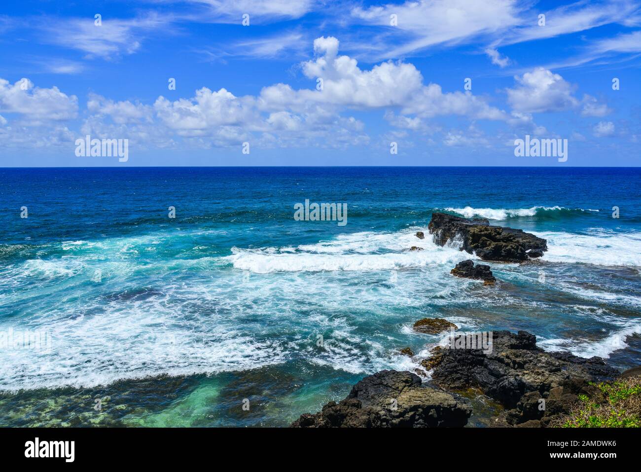 Beautiful seascape of Mauritius Island. Mauritius is one of the best ...