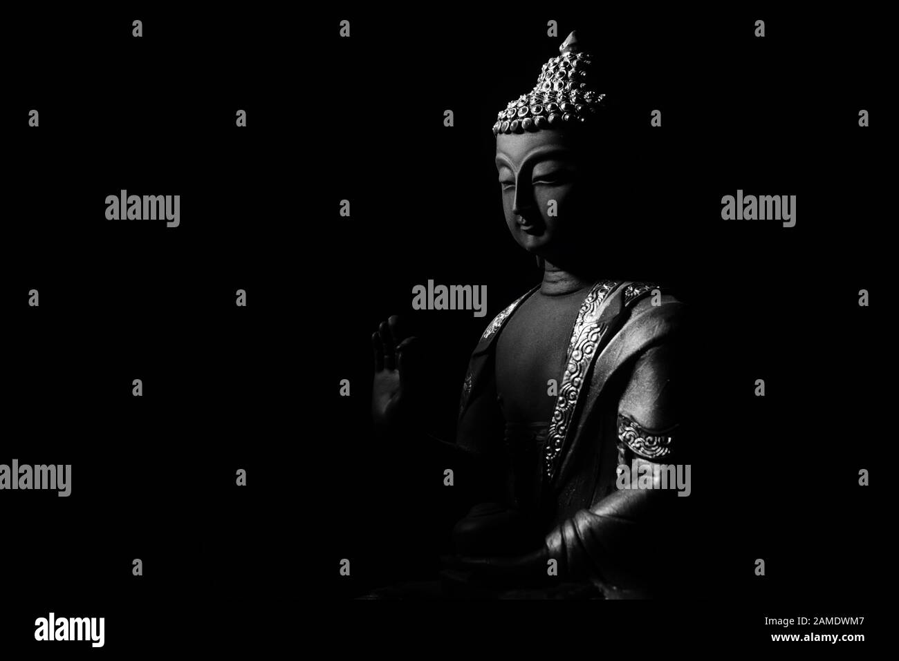 Bhagwan or Lord Goutam Buddha, founder of Buddha religion Stock Photo ...