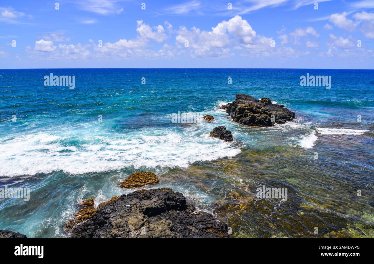 Beautiful seascape of Mauritius Island. Mauritius is one of the best ...