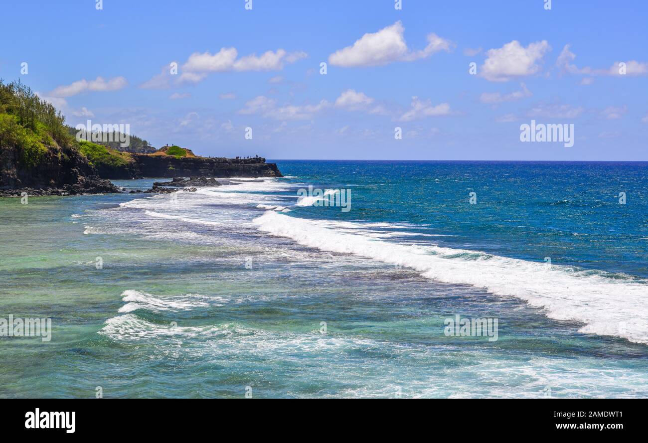 Beautiful seascape of Mauritius Island. Mauritius is one of the best ...