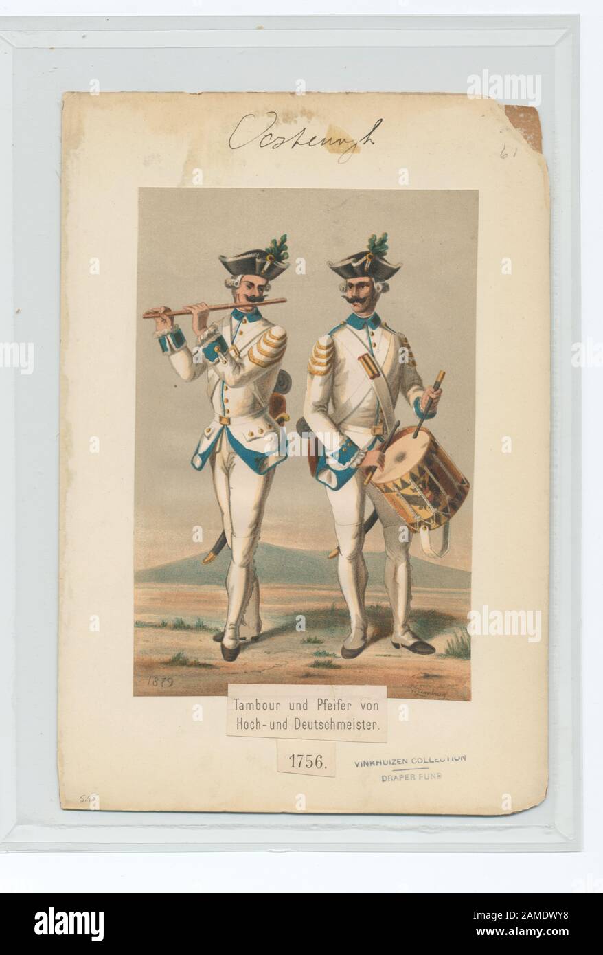 Tambour und Pfeifer von Hoch-und Deutschmeister, 1756 Ownership ...