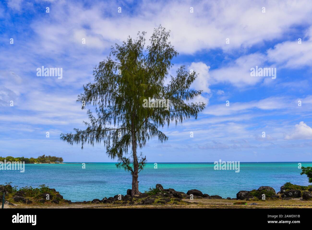 Beautiful seascape of Mauritius Island. Mauritius is one of the best ...