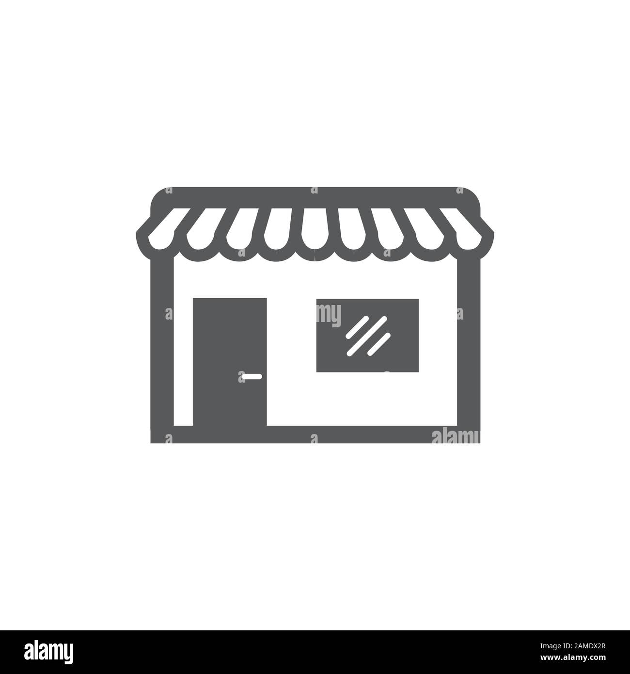 Shop icon on white background Stock Vector Image & Art - Alamy