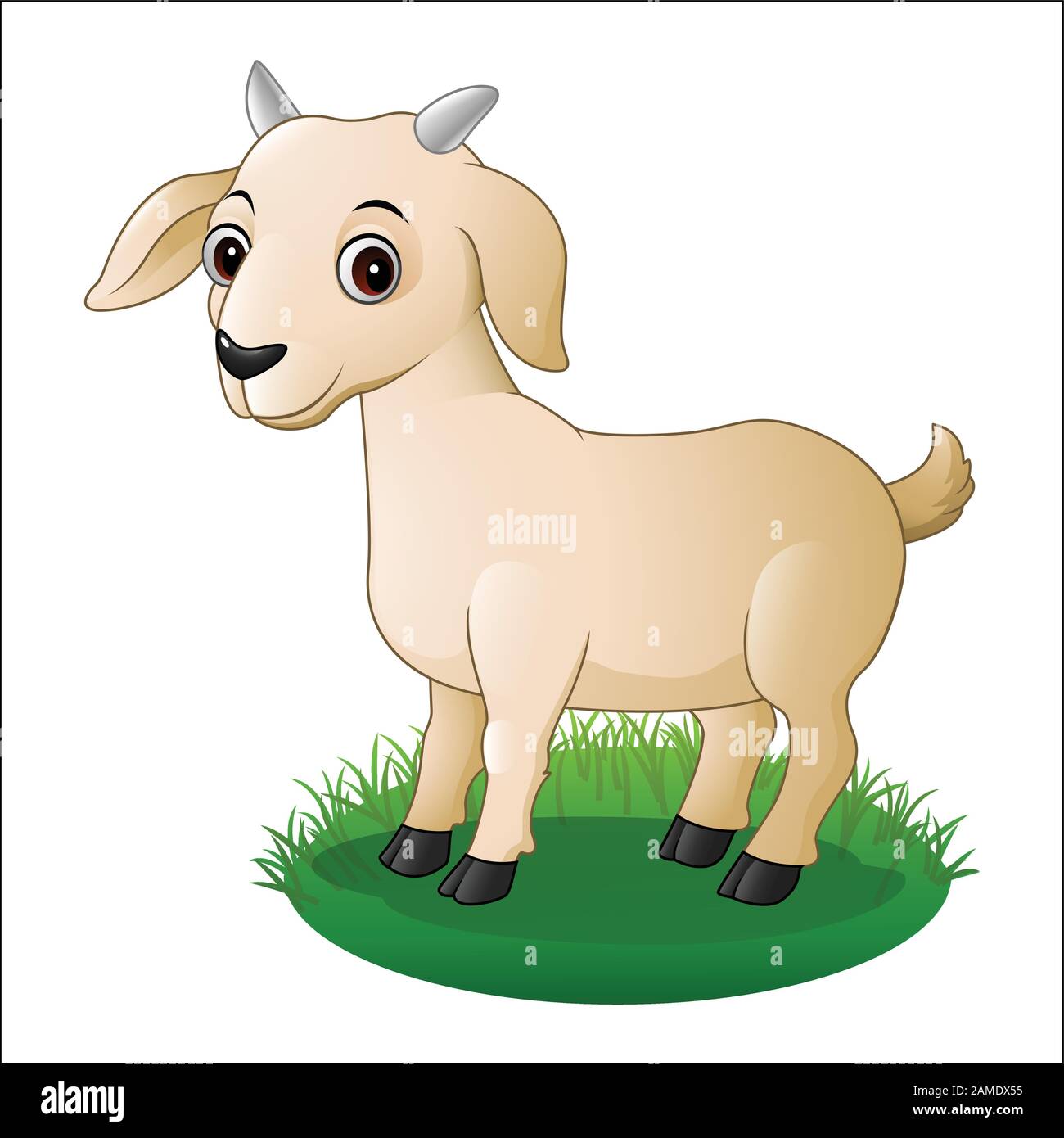 Cartoon goat hi-res stock photography and images - Alamy