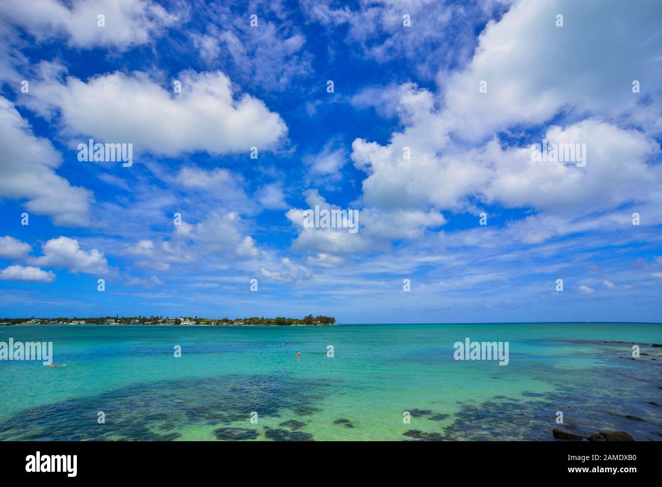 Beautiful seascape of Mauritius Island. Mauritius is one of the best ...