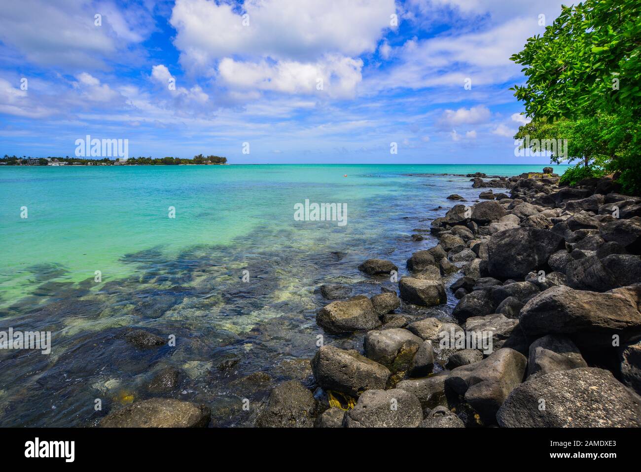 Beautiful seascape of Mauritius Island. Mauritius is one of the best ...