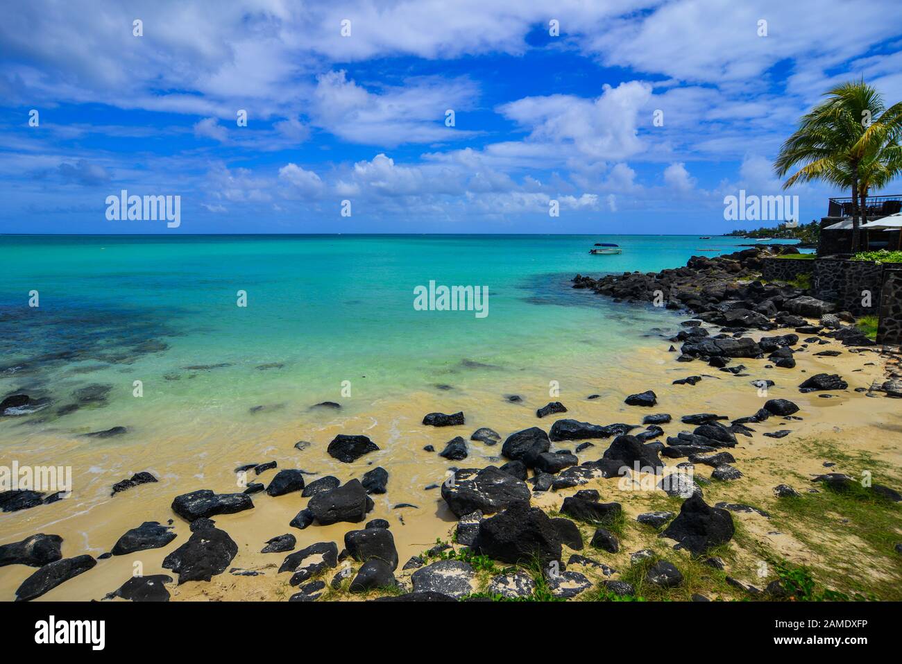Beautiful seascape of Mauritius Island. Mauritius is one of the best ...