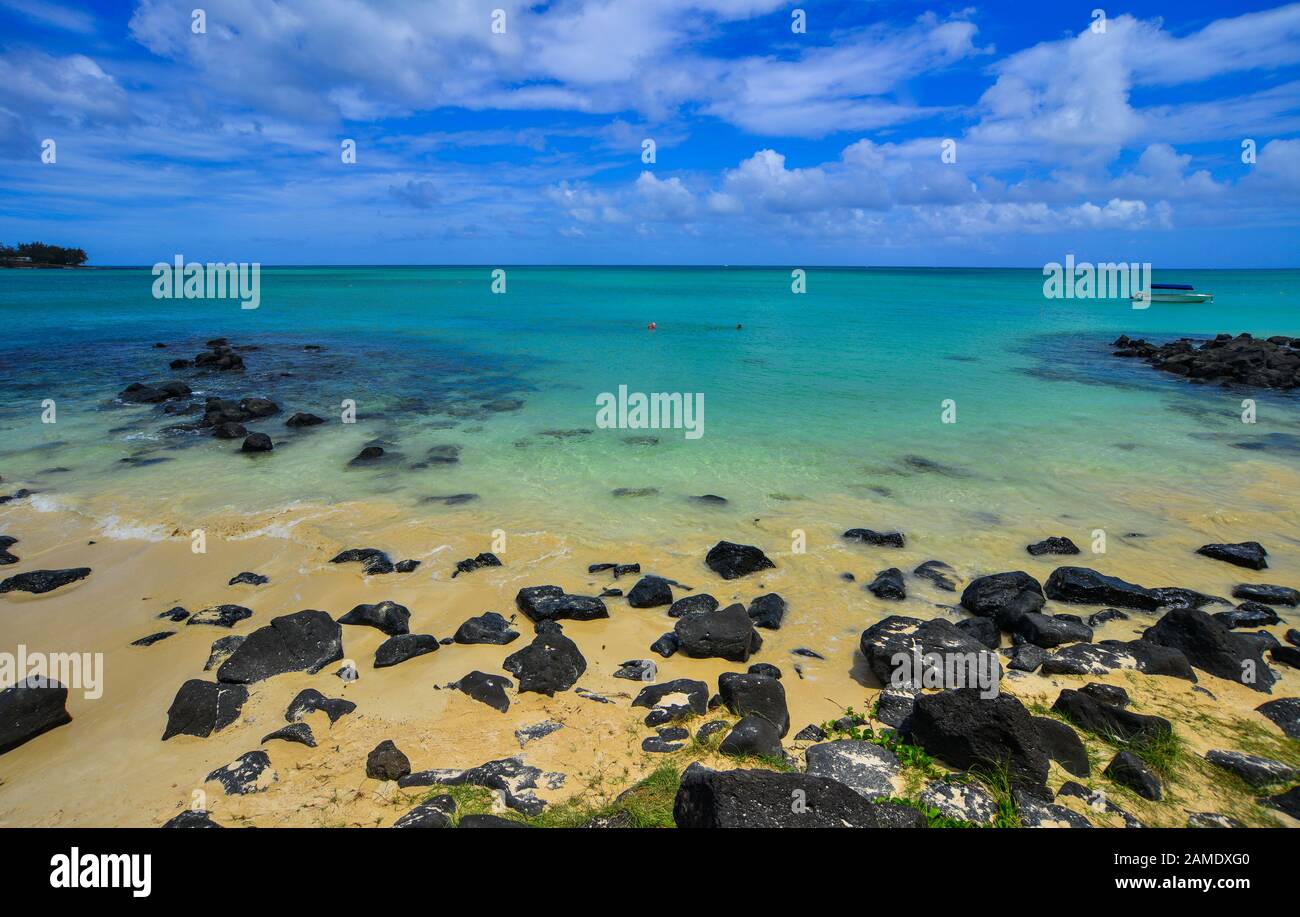Beautiful seascape of Mauritius Island. Mauritius is one of the best ...