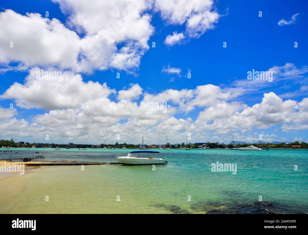 Beautiful seascape of Mauritius Island. Mauritius is one of the best ...