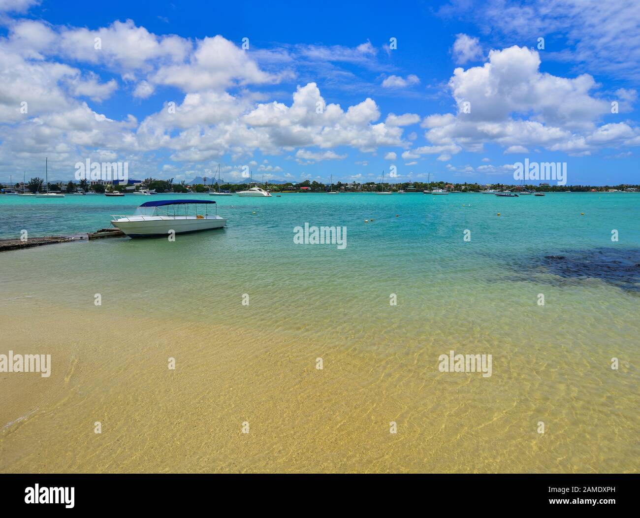 Beautiful seascape of Mauritius Island. Mauritius is one of the best ...