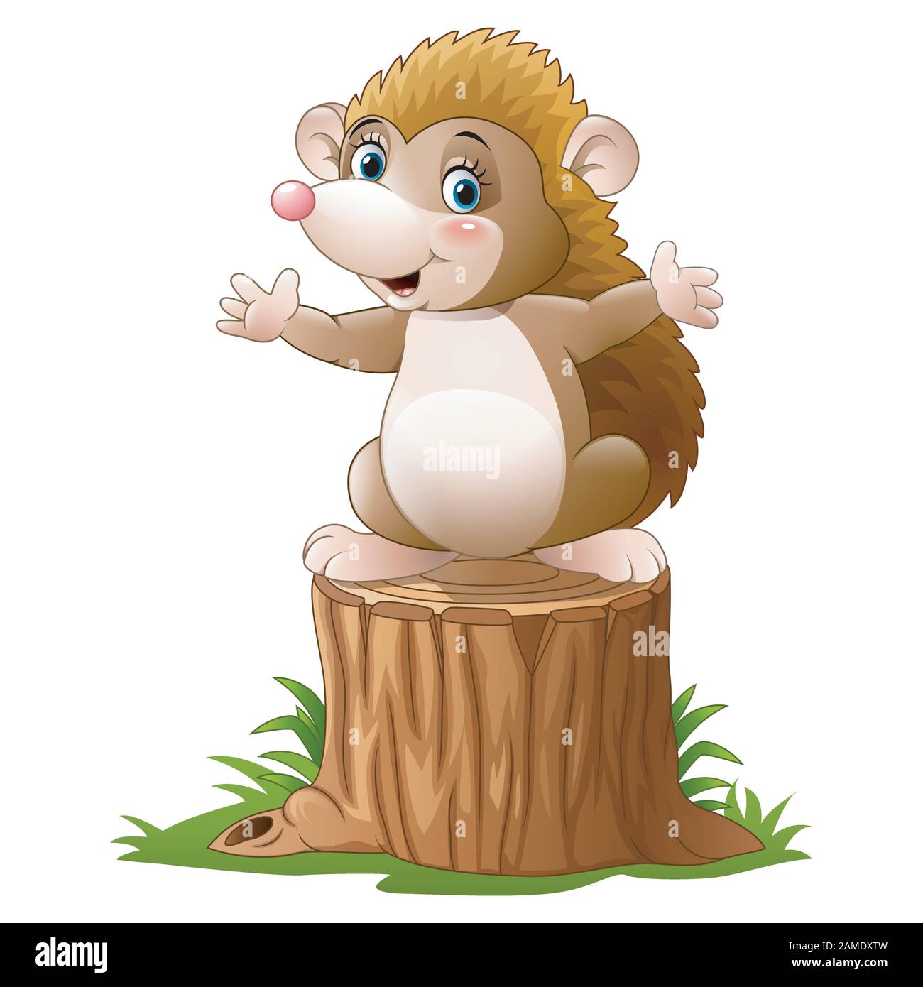 Hedgehog cartoon hi-res stock photography and images - Alamy