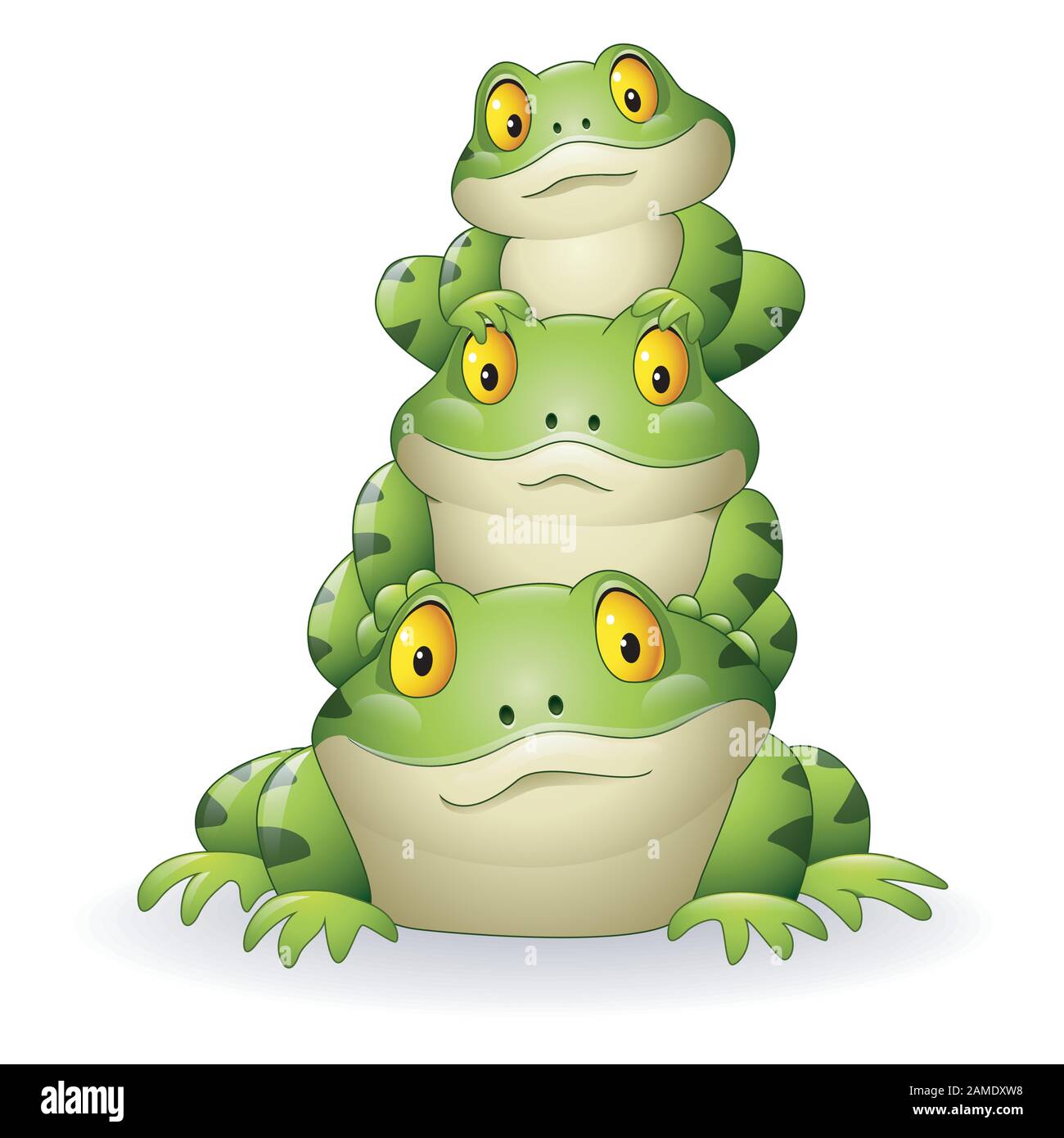 Stack frog Stock Vector Images - Alamy