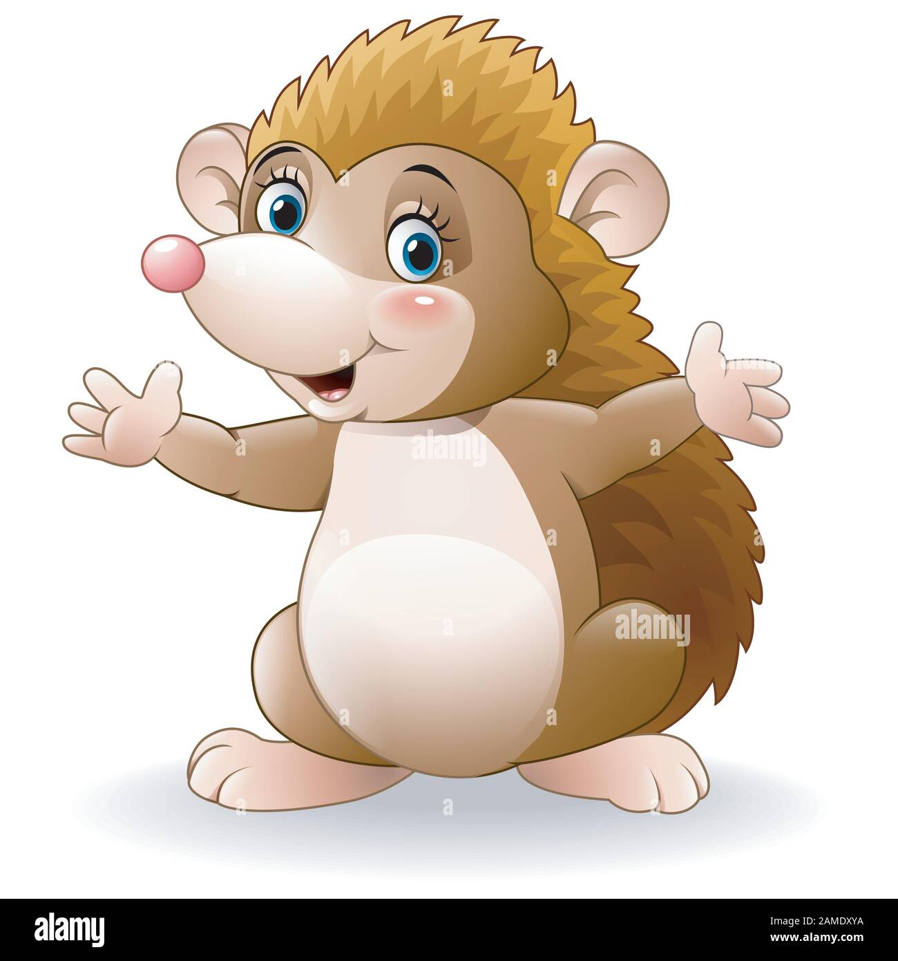 Hedgehog cartoon hi-res stock photography and images - Alamy