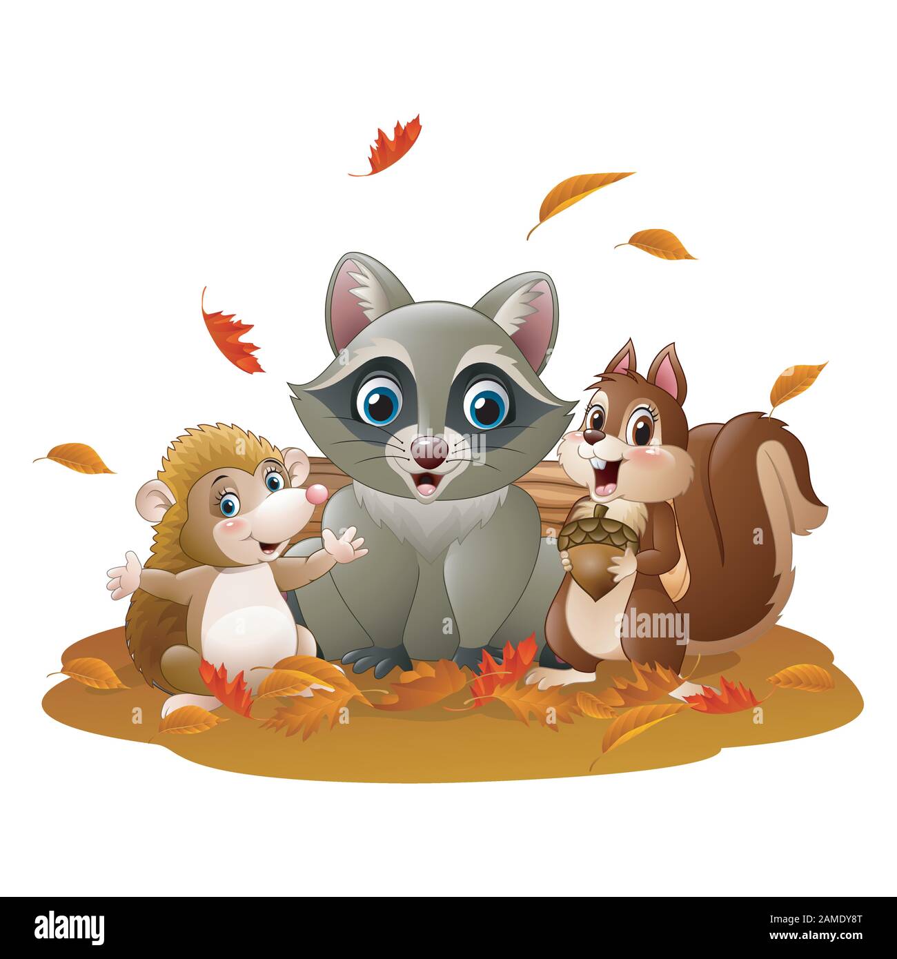 Squirrel sitting oak tree Cut Out Stock Images & Pictures - Alamy